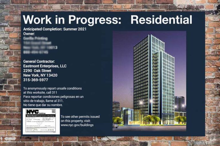 Work In Progress Signs – FlashBlue Printing